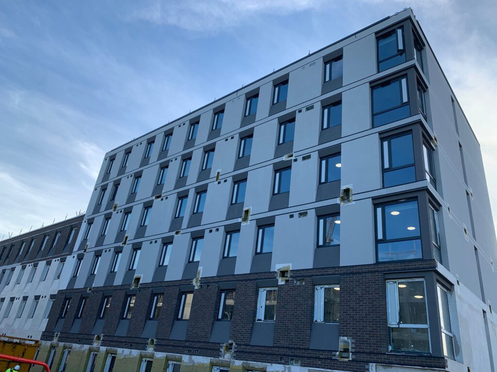 Riverside Canterbury-Insulated render with Render & brick slips finish ...